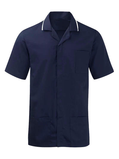 Advantage Male Tunic - Navy Blue / 36" - Mediworld Ltd