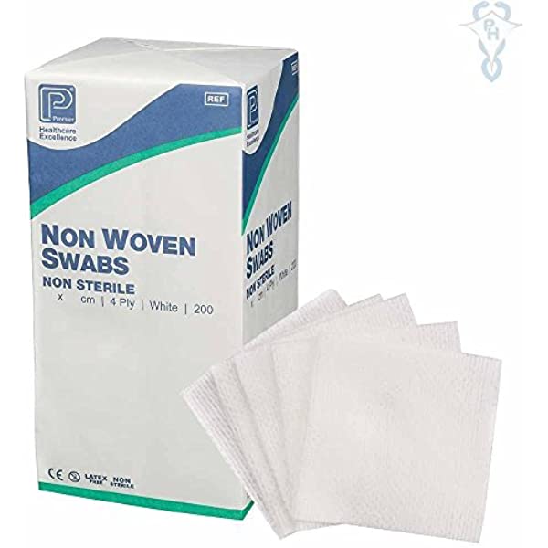 Non-Woven Sterile Swab 7.5cm x 7.5cm - Mediworld Ltd