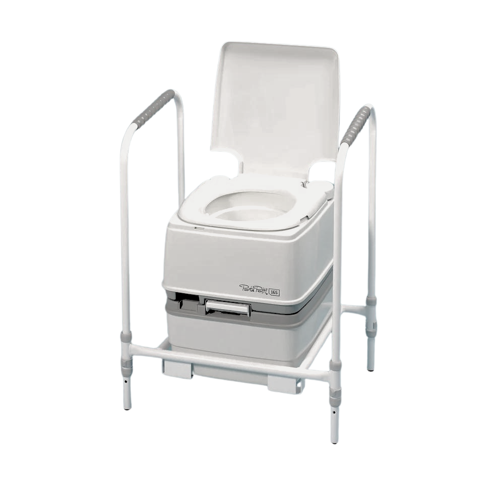 Porta Potti 165 Flushing Toilet - With a Frame - Mediworld Ltd