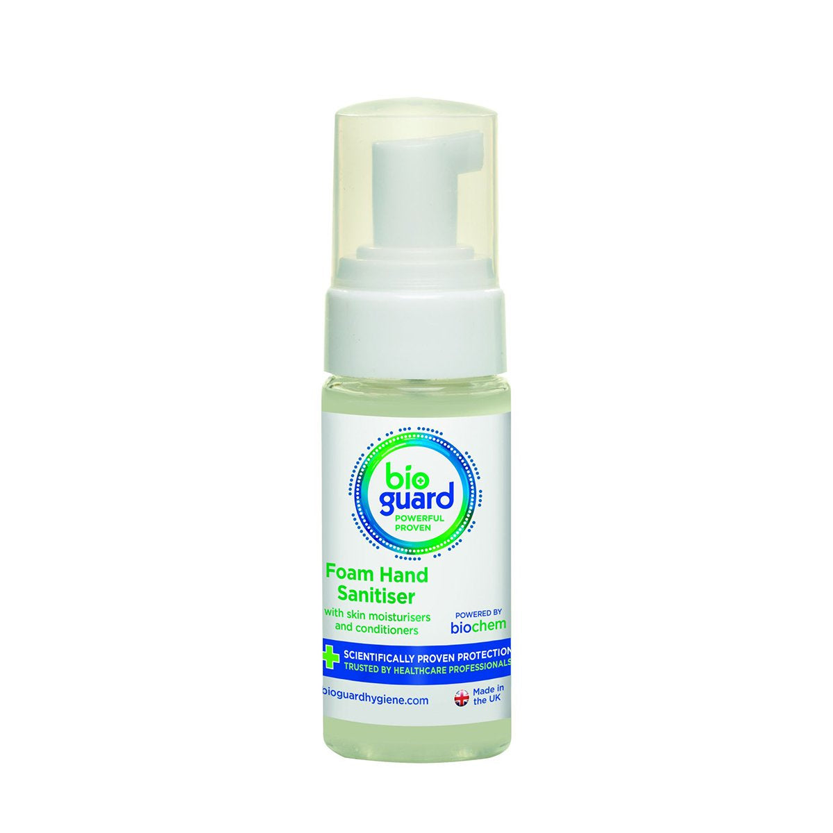 50ml Bioguard Alcohol-Free Hand and Body Sanitiser (Foam)
