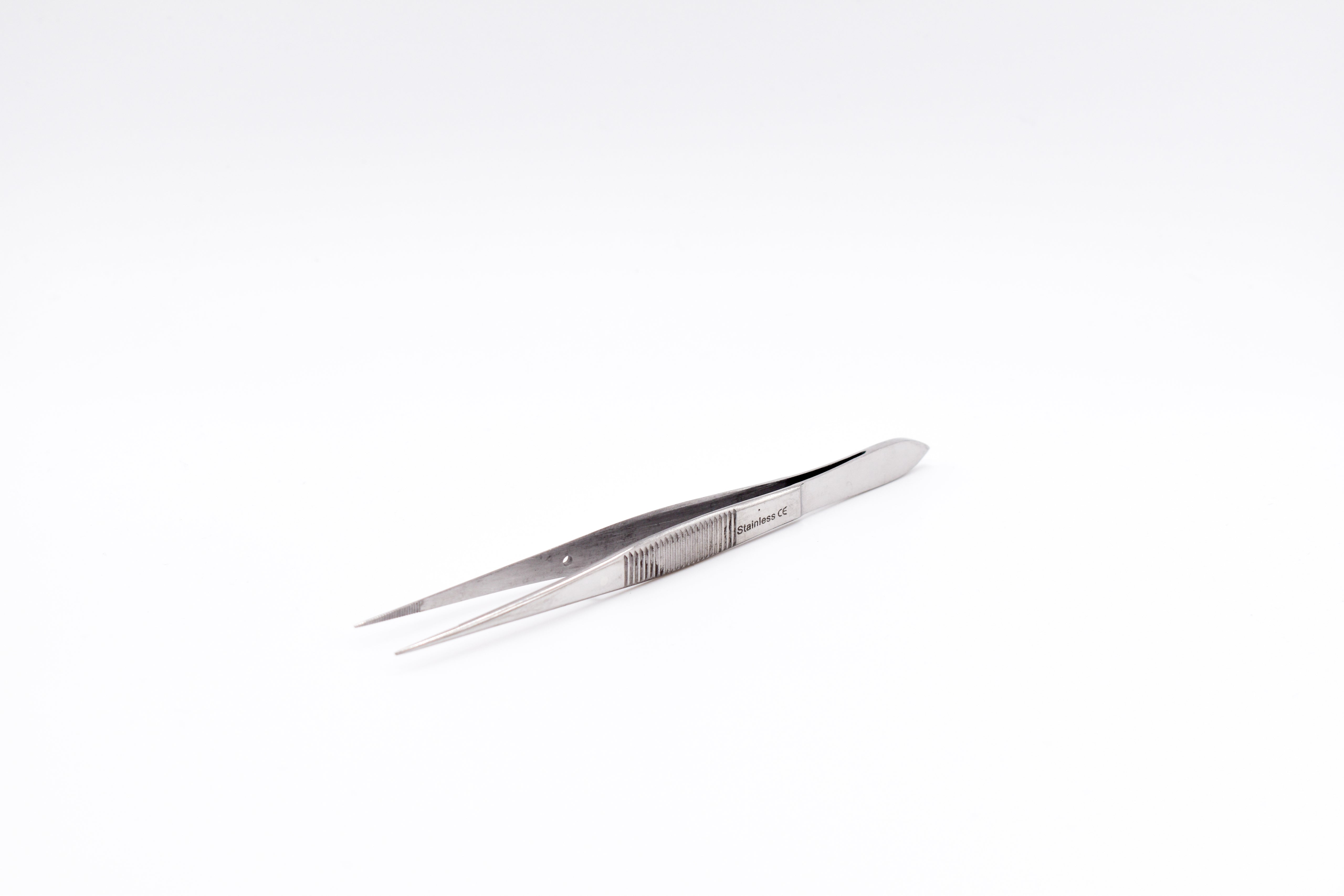 Forceps Fine Point G/P Straight - 4 ½" / 11cm / Single - Mediworld Ltd